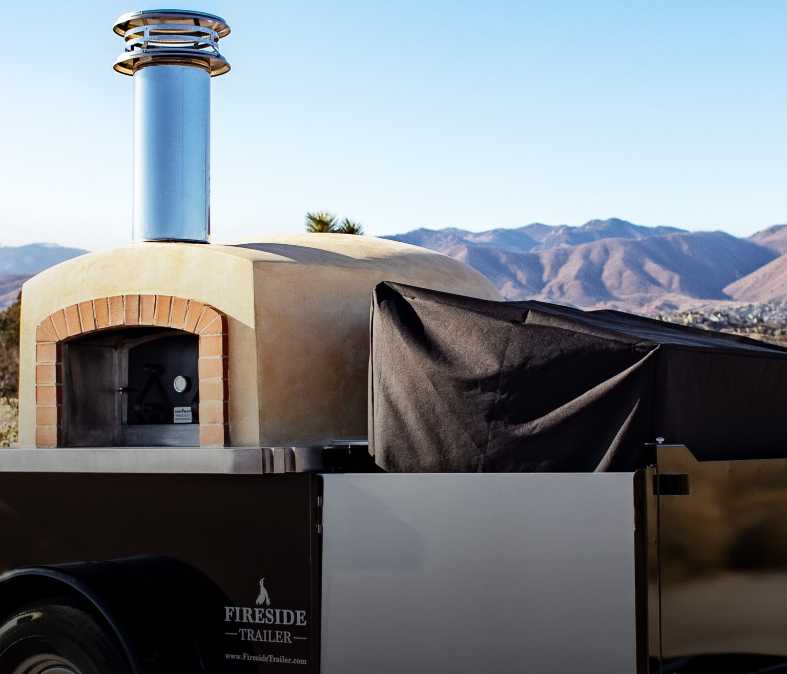 Quality Pizza Oven Trailers For Your Business - Fireside Trailer